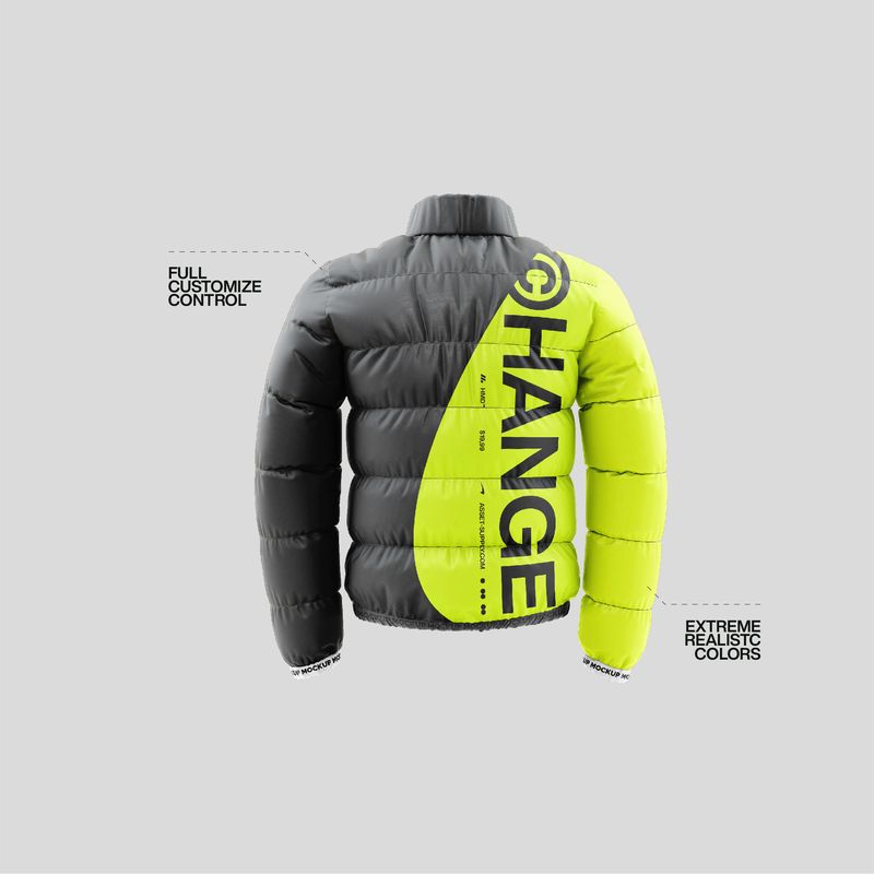 Puffer Jacket Mock-up / Asset Supply©