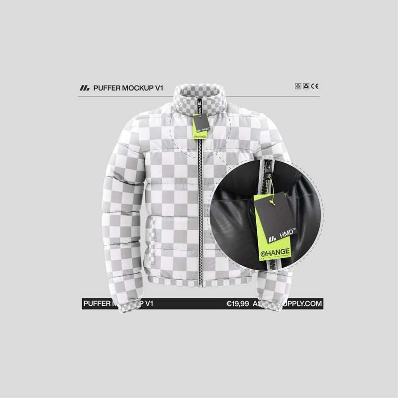 Puffer Jacket Mock-up / Asset Supply©