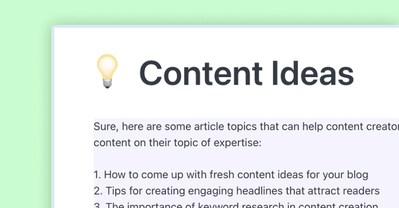 Saga AI Content Creation