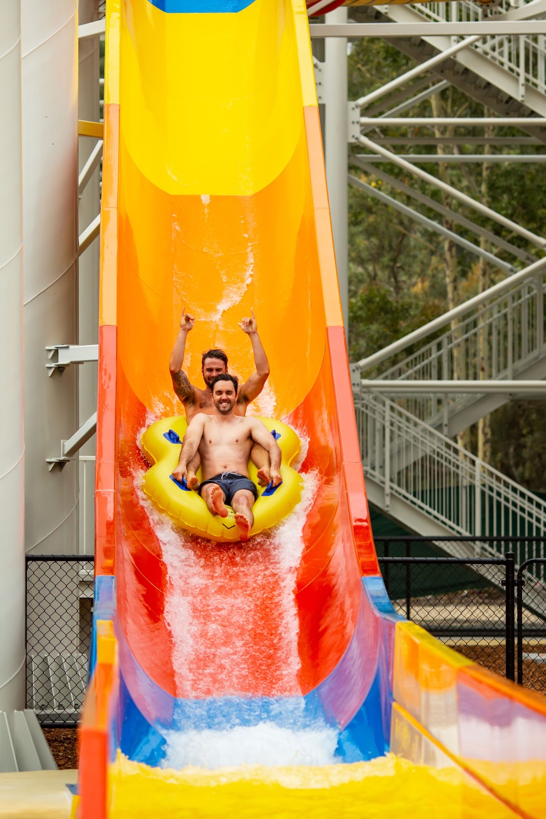 We put the new slides at Outback Splash to the test! | Perth Underground