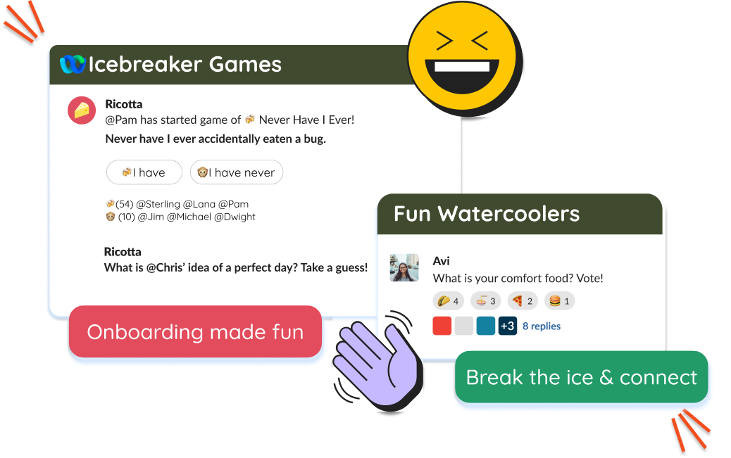 Trivia, Icebreakers, and fun Social Games for Webex