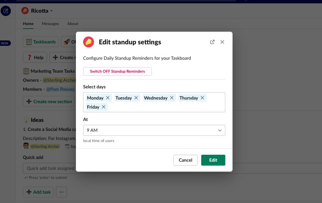 Organise your Daily Stand-ups Asynchronously on Slack