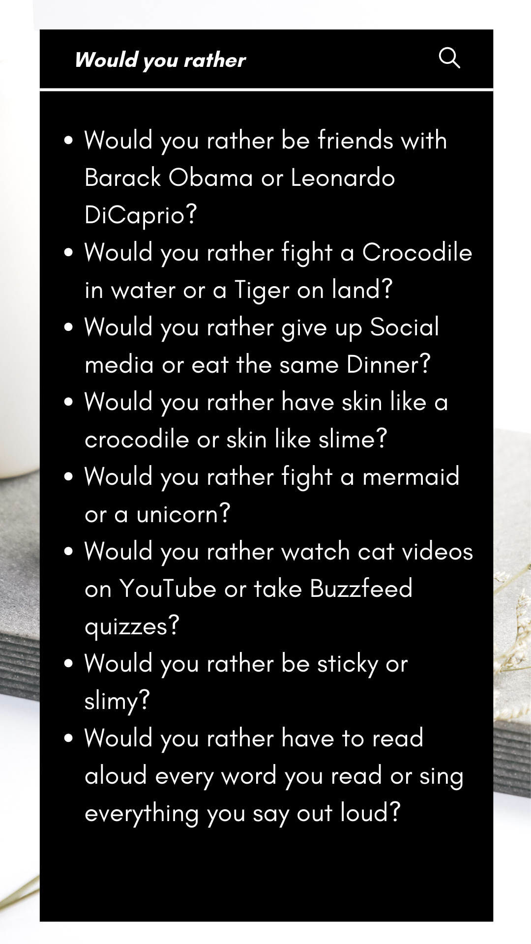 100 Would You Rather Questions For Work, Kids and Adults