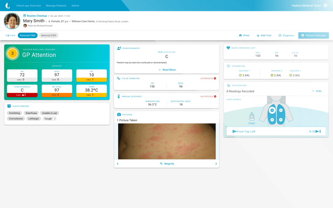 Feebris - Powering Precision Out-of-Hospital Care