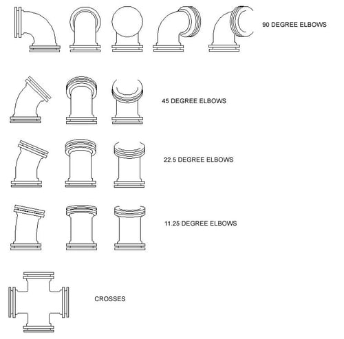 2D Piping Symbols Library for AutoCAD