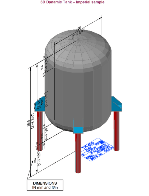 Create 3D Tanks and Vessels in AutoCAD