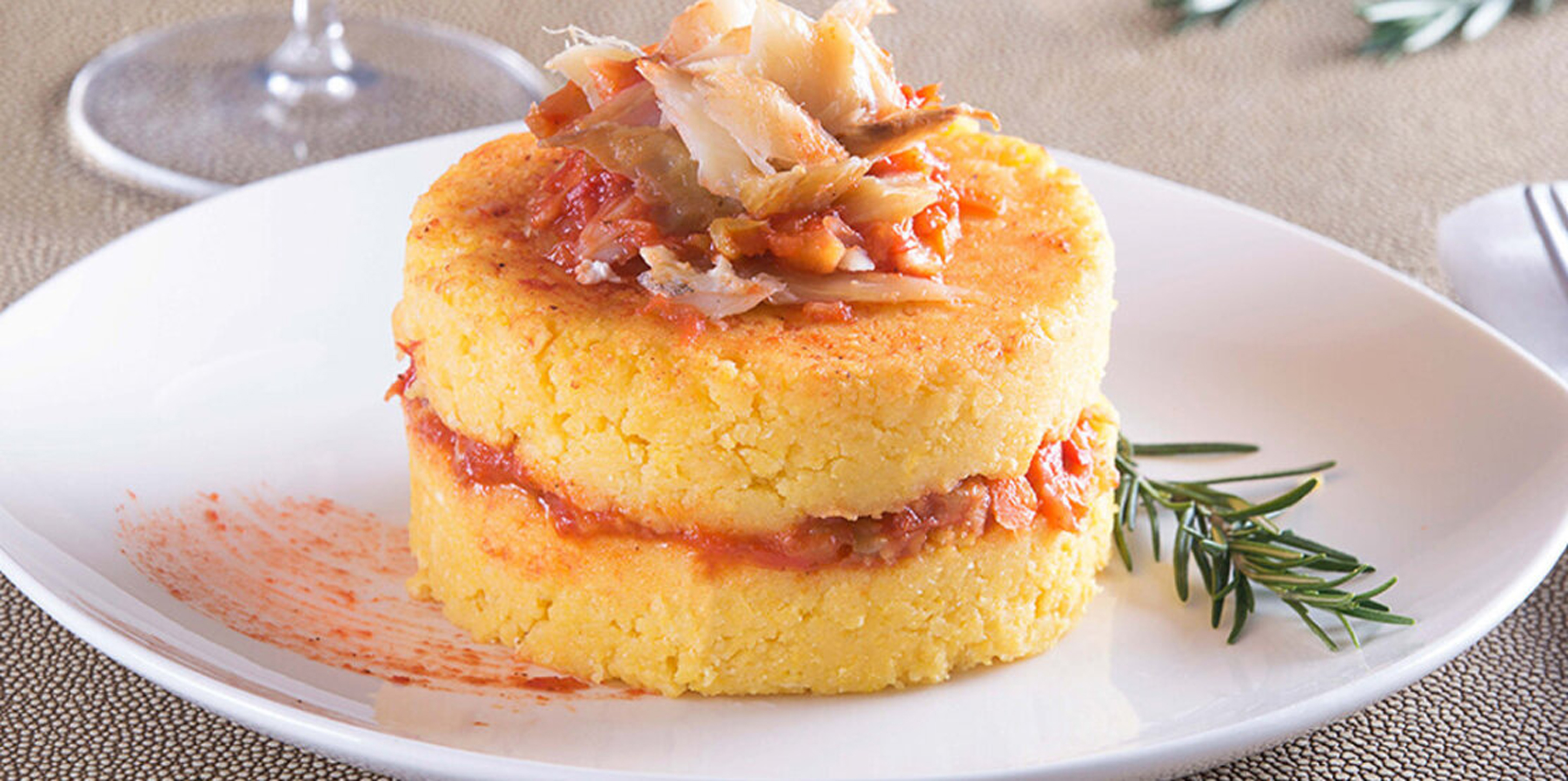 Pastelón de Maíz y Bacalao