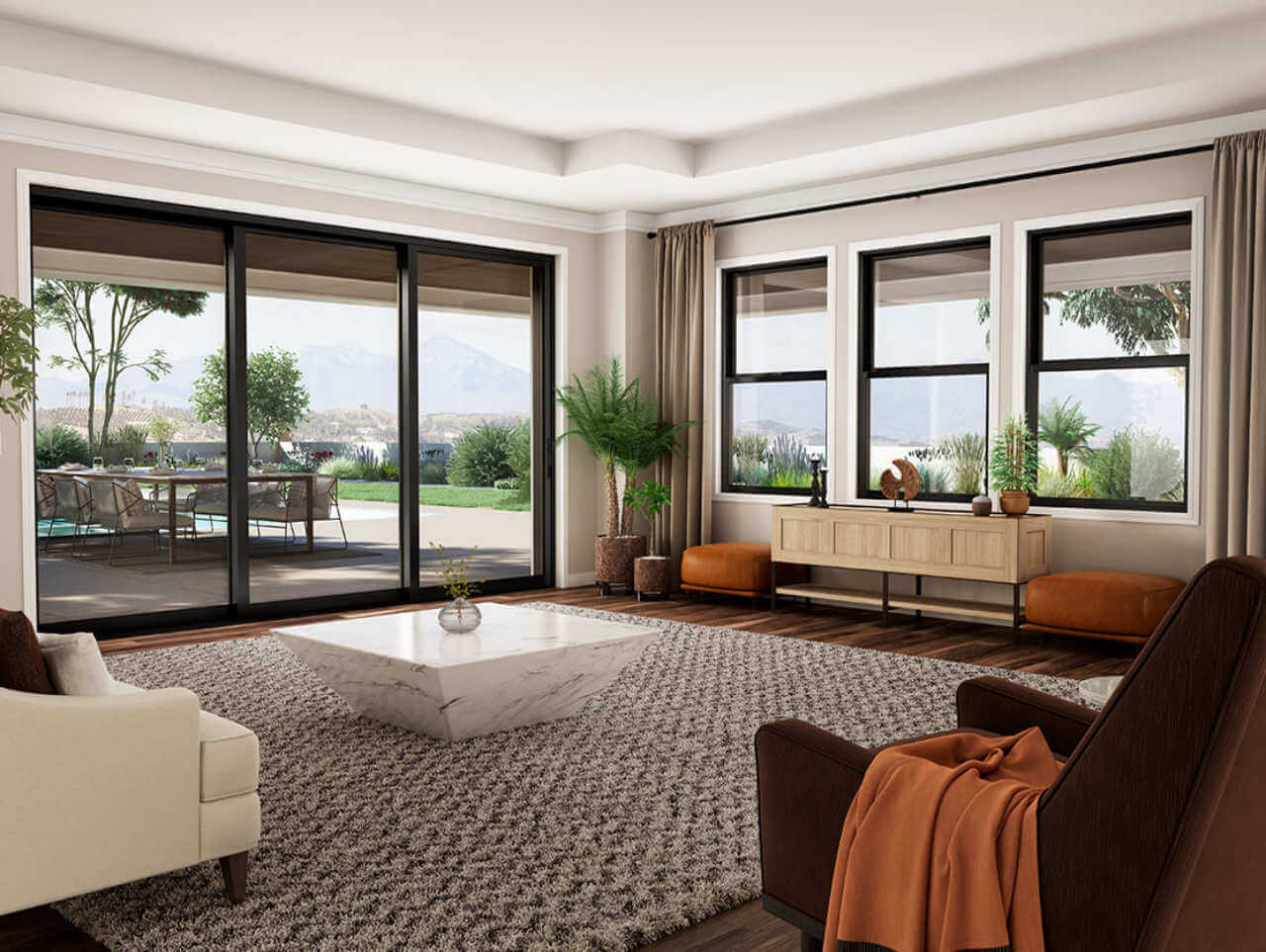 Enjoy the View with Glass Sliding Doors