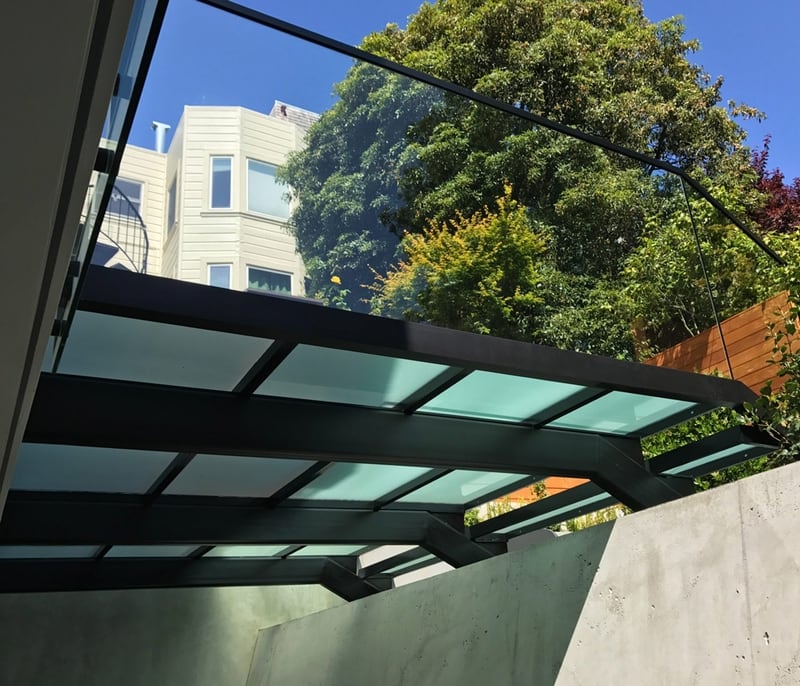 Walkable Glass Decking Lightwell