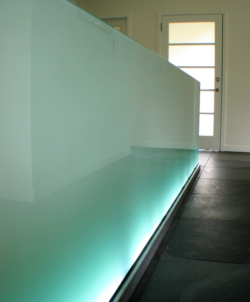 Glass LED Light Railing