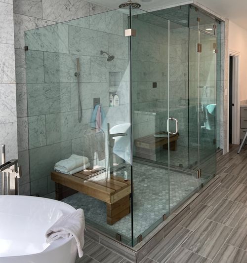 Residential Glass Installation Project Gallery by Wilson Glass