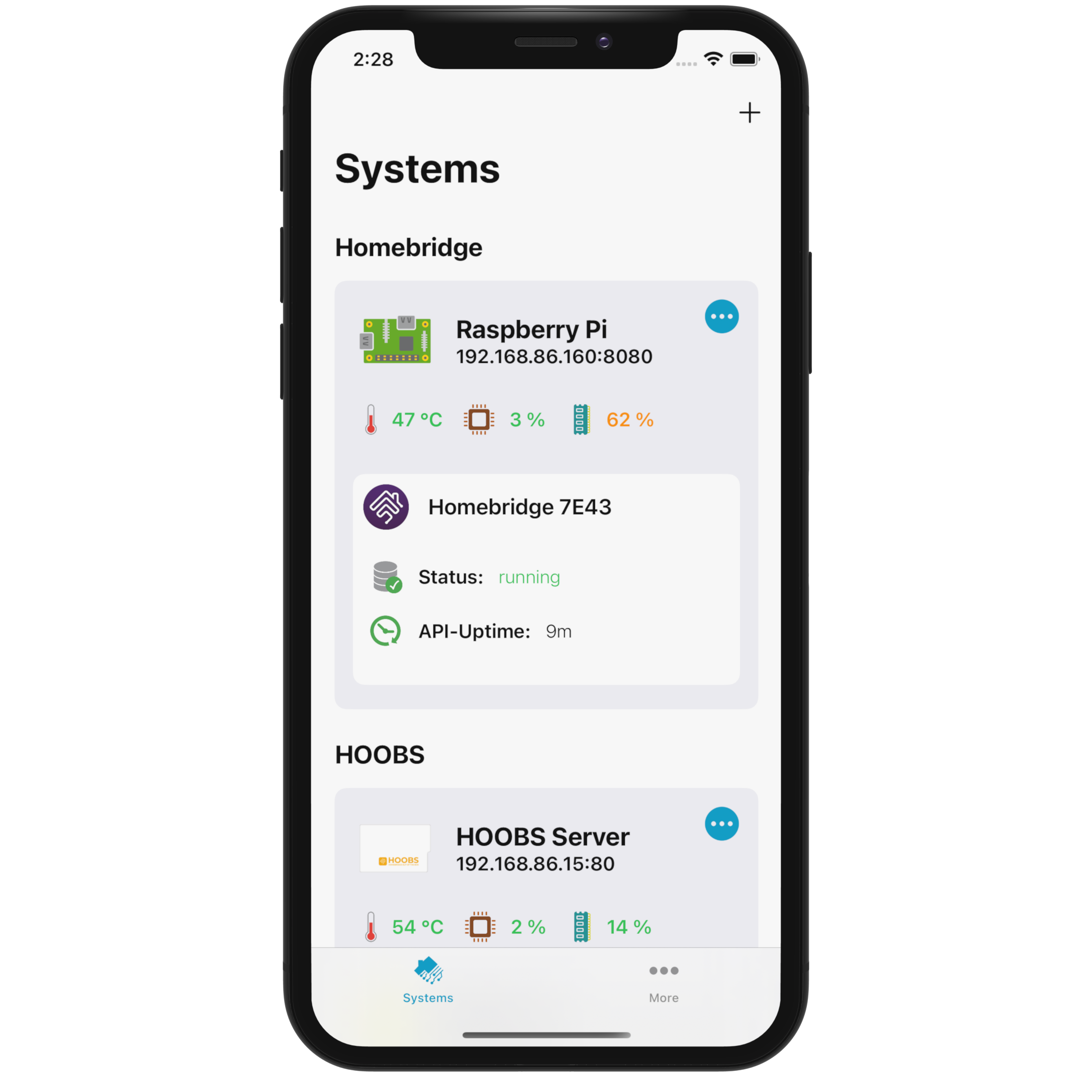 Homemanager - Homebridge & HOOBS Management