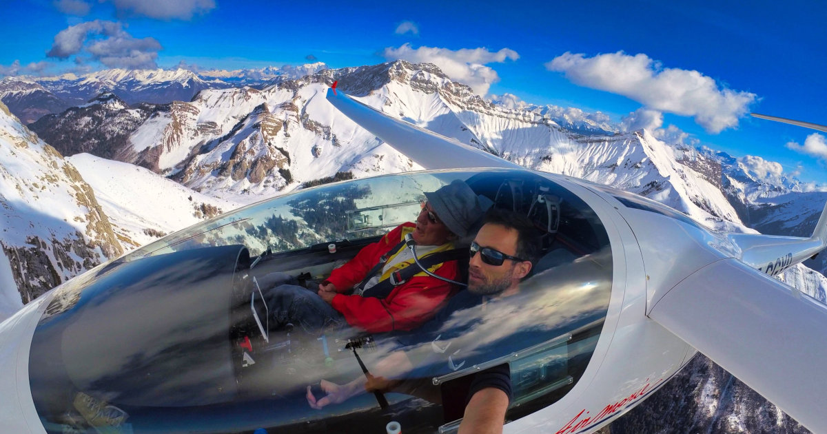 Glider flights in the European Alps and beyond.