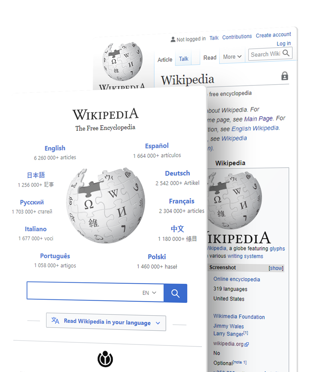 Wikipedia - Sites