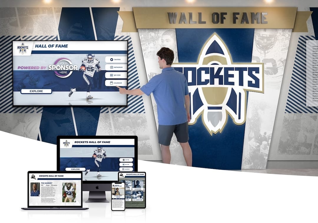 ROCKET - Touchscreen Digital Wall of Fame | Interactive Hall of Fame ...