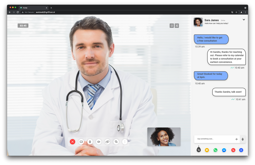 Video chat for health care practitioners - medical and aesthetics ...