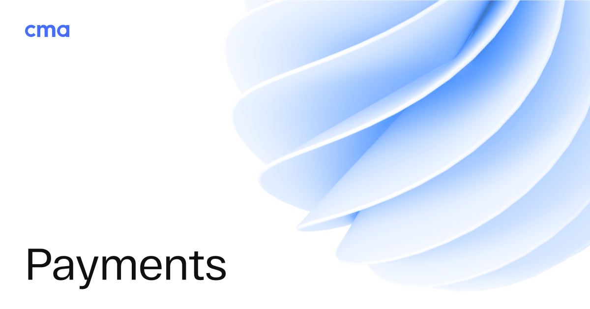 CMA. Payments systems.