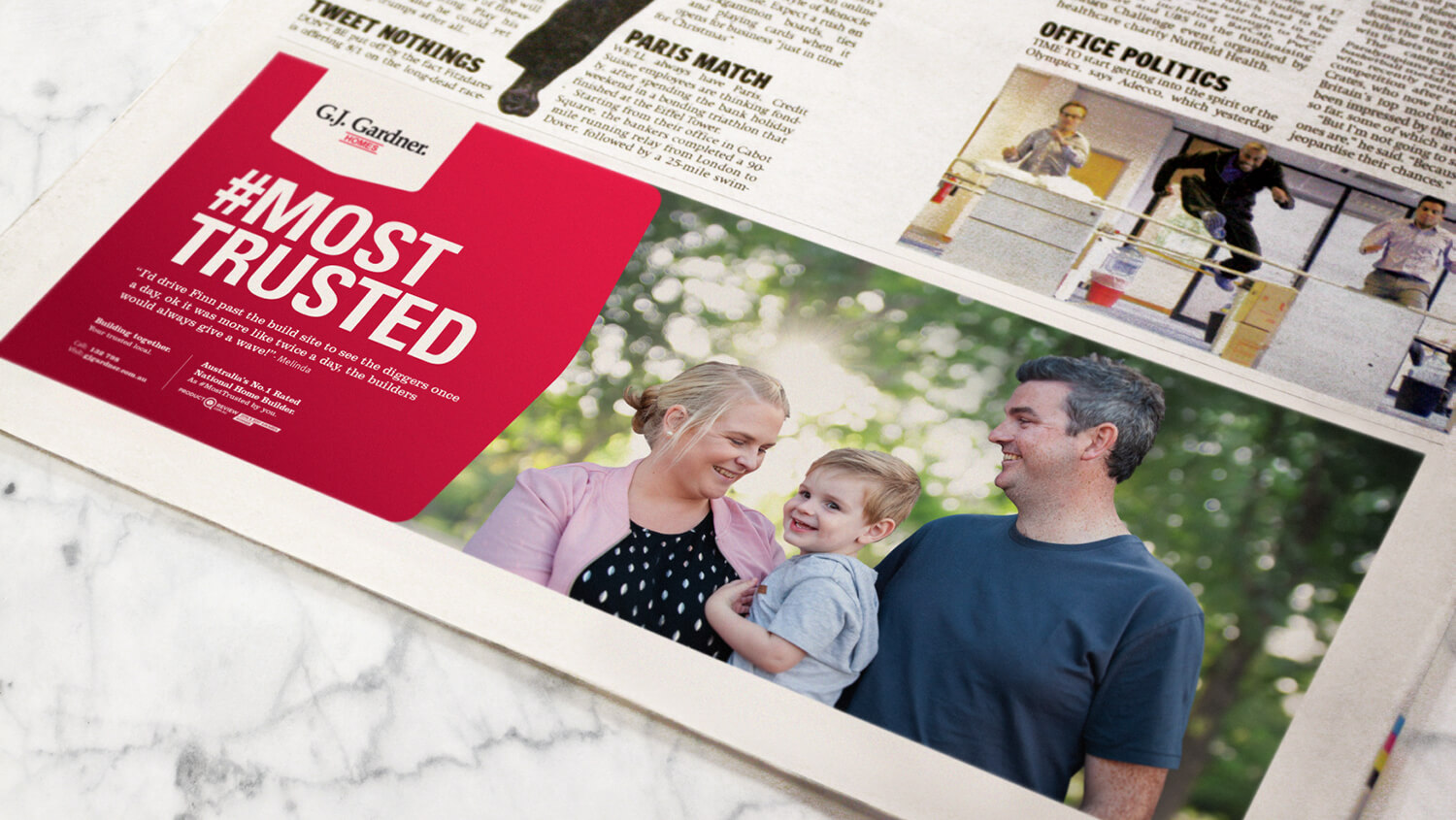 Brand Agency. Setting benchmarks. Owning the position.