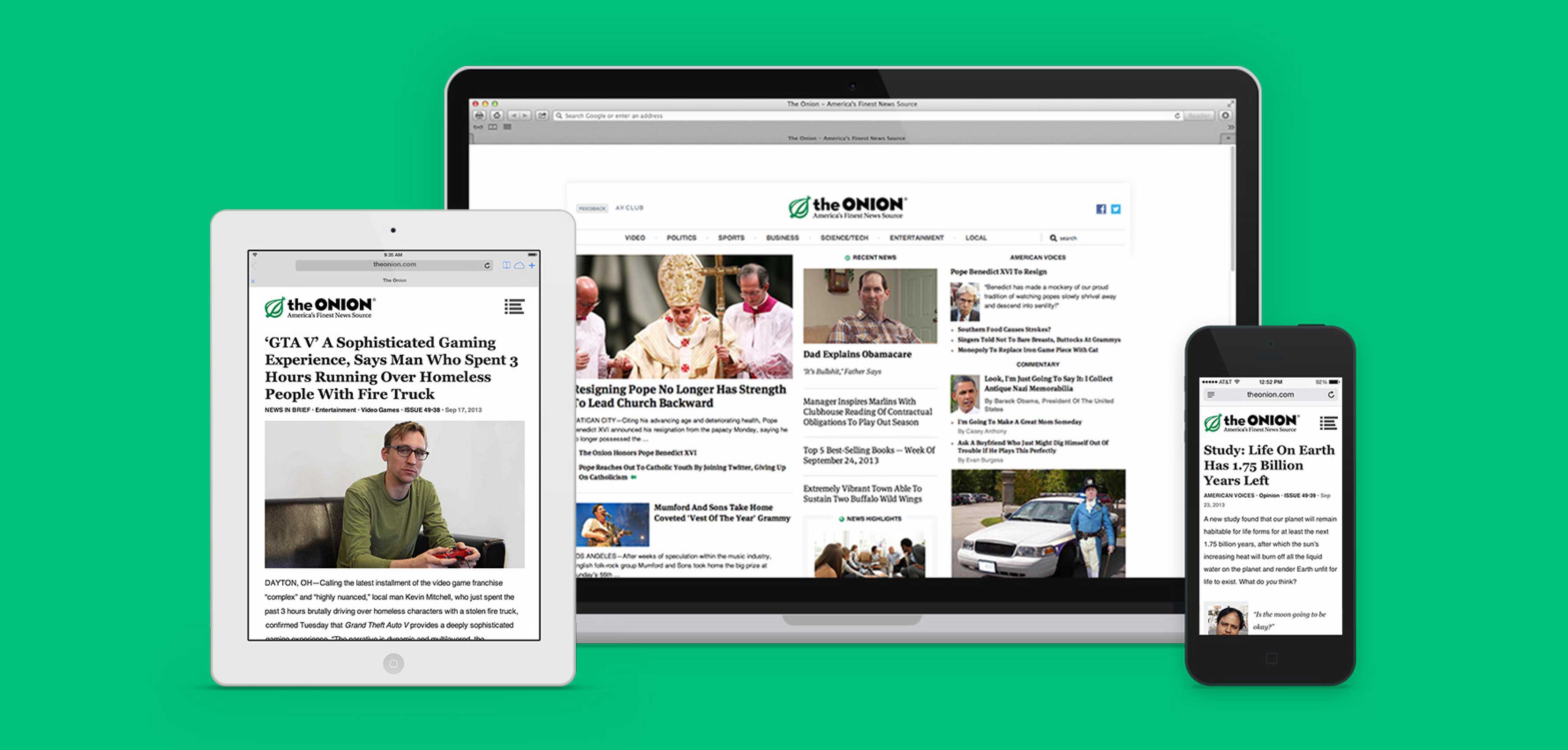 Onion Responsive Redesign