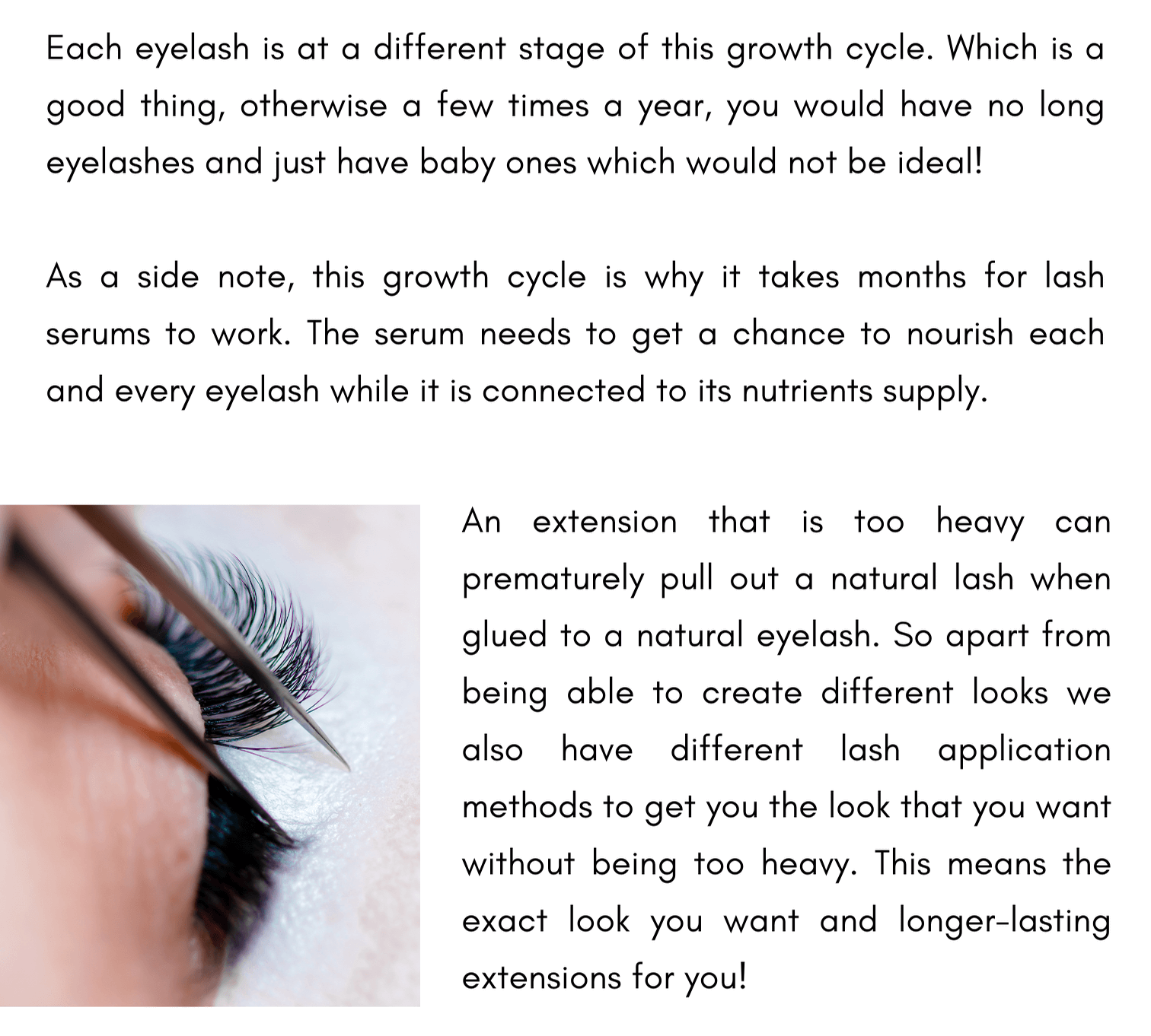 EYELASH GROWTH CYCLE
