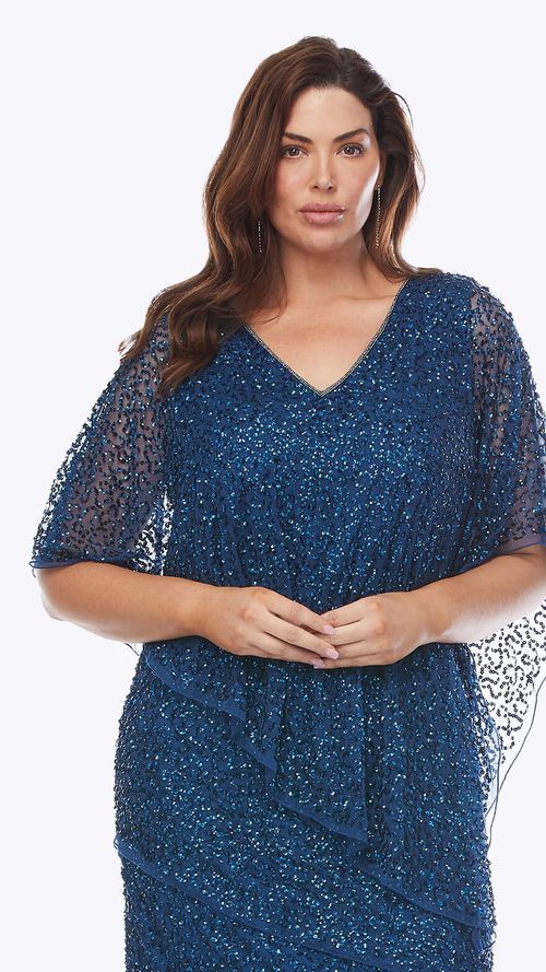 Layla Jones - LJ0429 - Sequin short layered dress