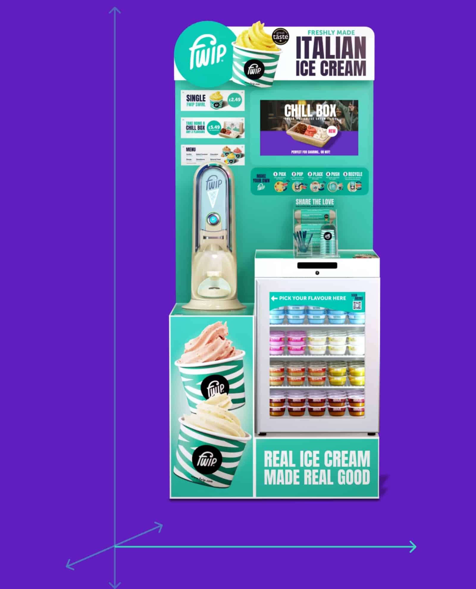 fwip | Premium Unit | Commercial Ice Cream Machine