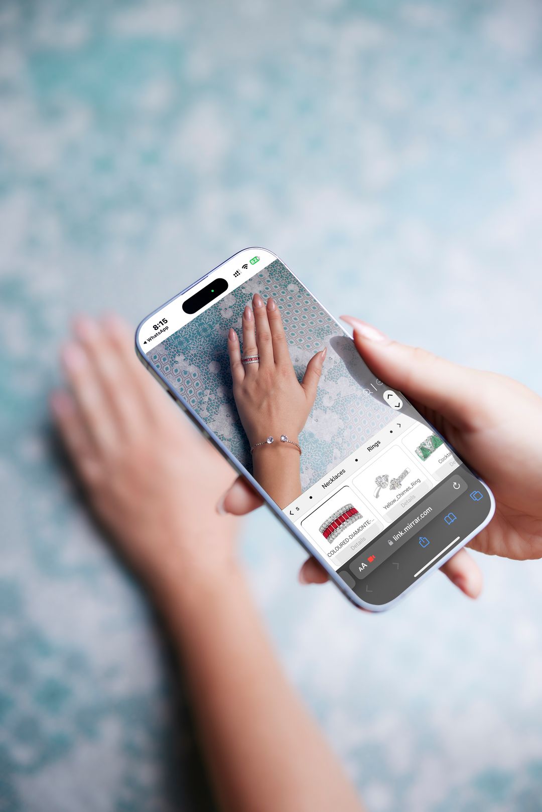 Augmented Reality Jewelry App & Virtual Try On Software - mirrAR