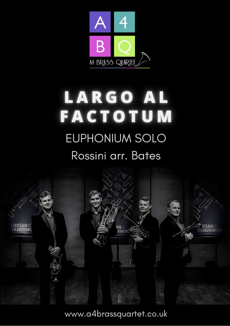 Largo Al Factotum | Sheet Music | Shop | A4 Brass Quartet