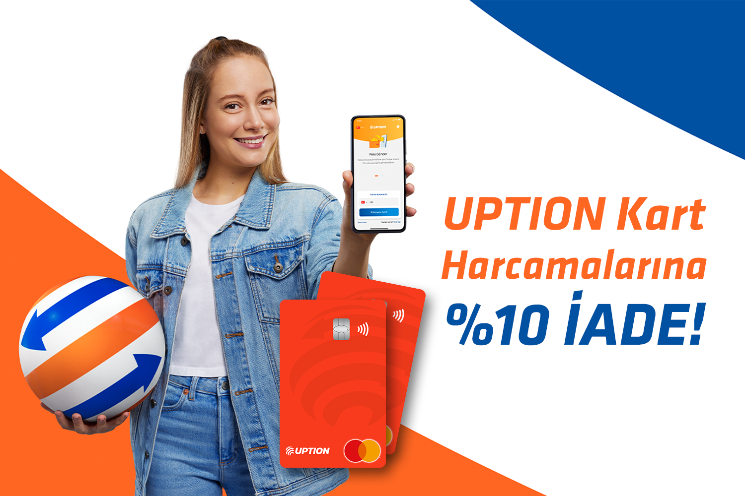 Uption Kart ile Alışverişlerinin % 10’u Toplamda 100TL Nakit Hediye ...