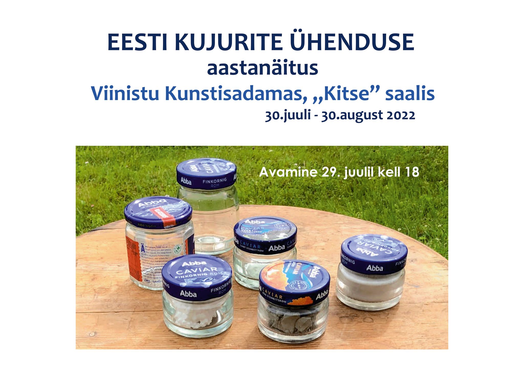 Skulptuurinäitus "Konserveeritud mateeria" | Viinistu Kunstisadam