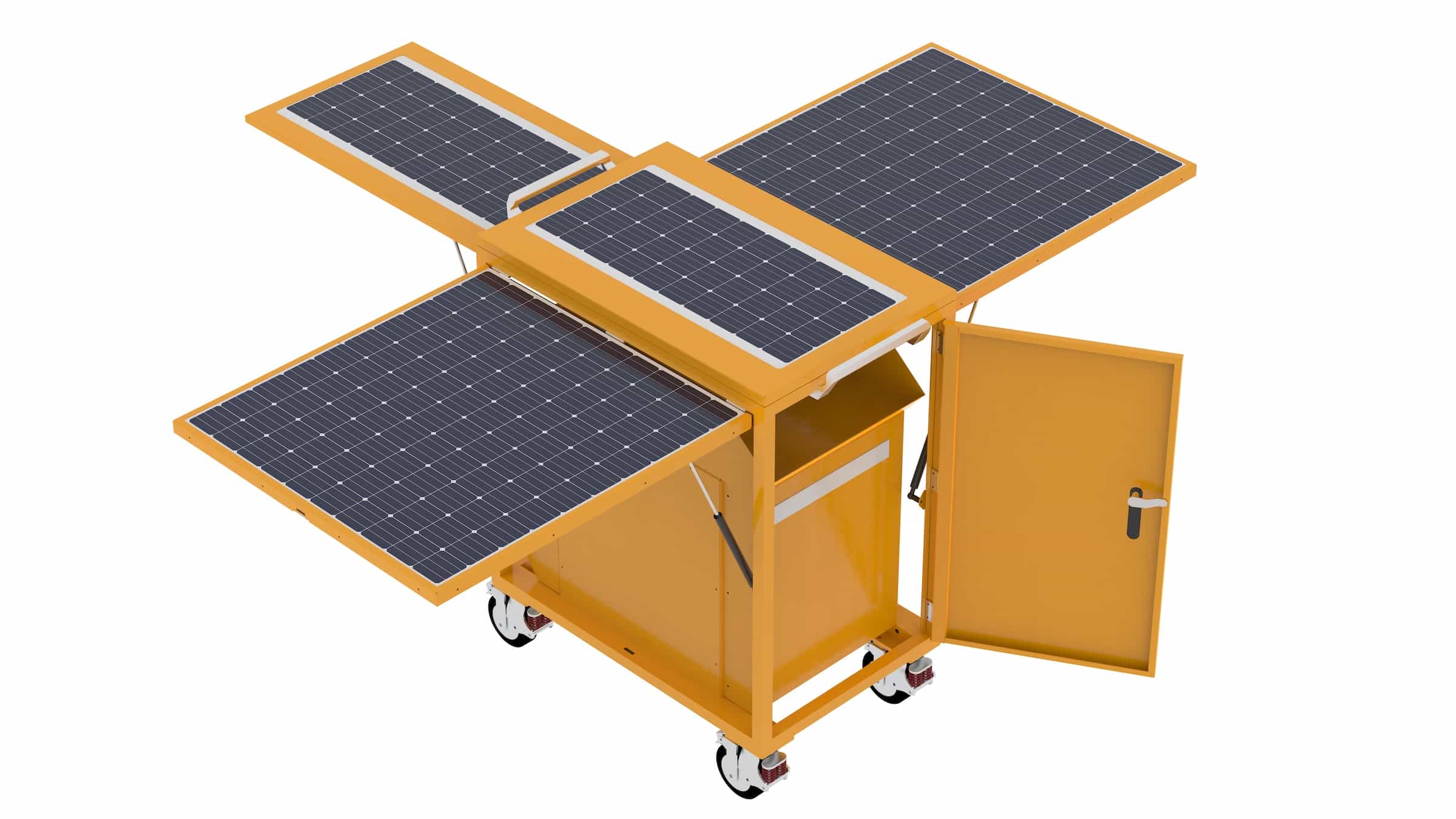 Portable Solar Power | ANETHIC 5kW Generators | Site Workers Love Them