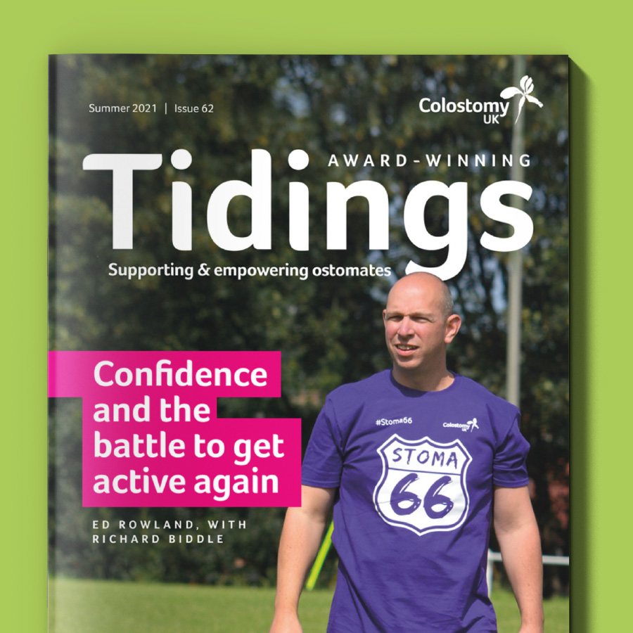 Colostomy UK - Tidings Magazine | Our Work | H2 Creative • Digital ...