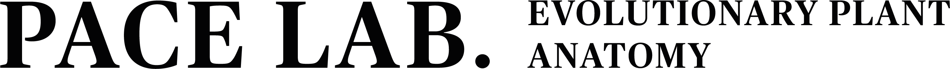 PACE LAB. Evolutionary Plant Anatomy