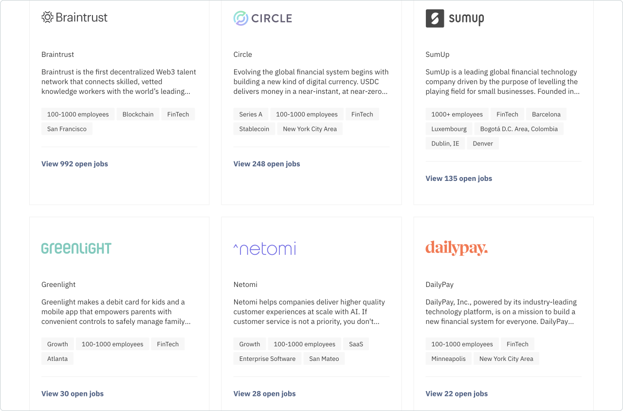 Fin Capital Launches New Portfolio Company Job Board | Blog