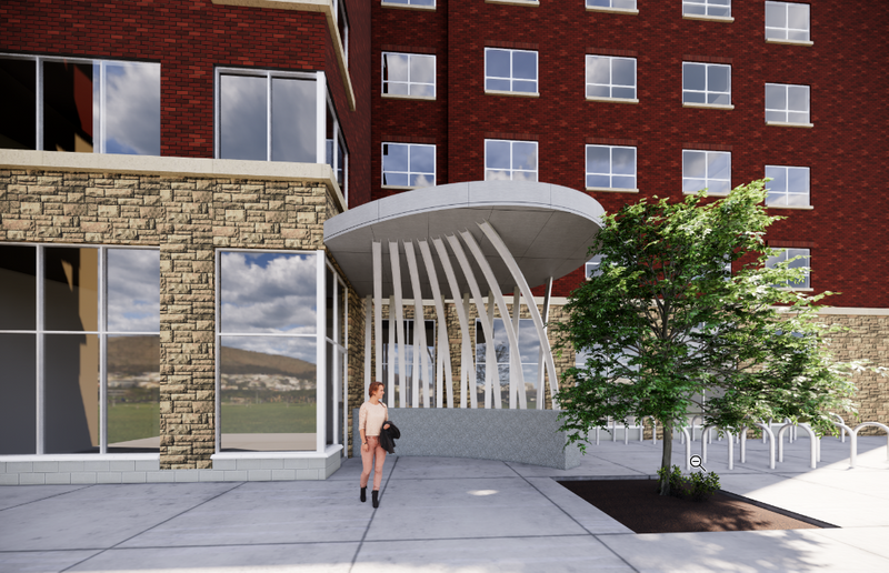 UVM Central Campus Residence Hall Entry Conceptual Design