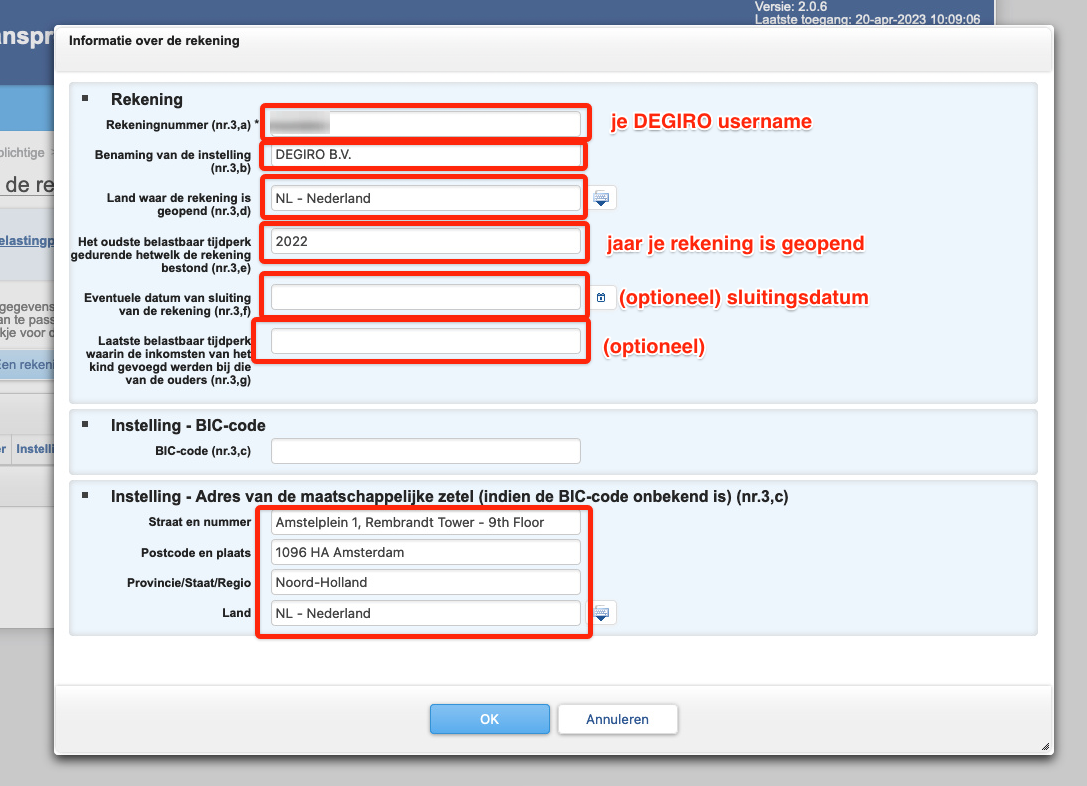 Hoe je DEGIRO-rekening aangeven bij de Belgische autoriteiten