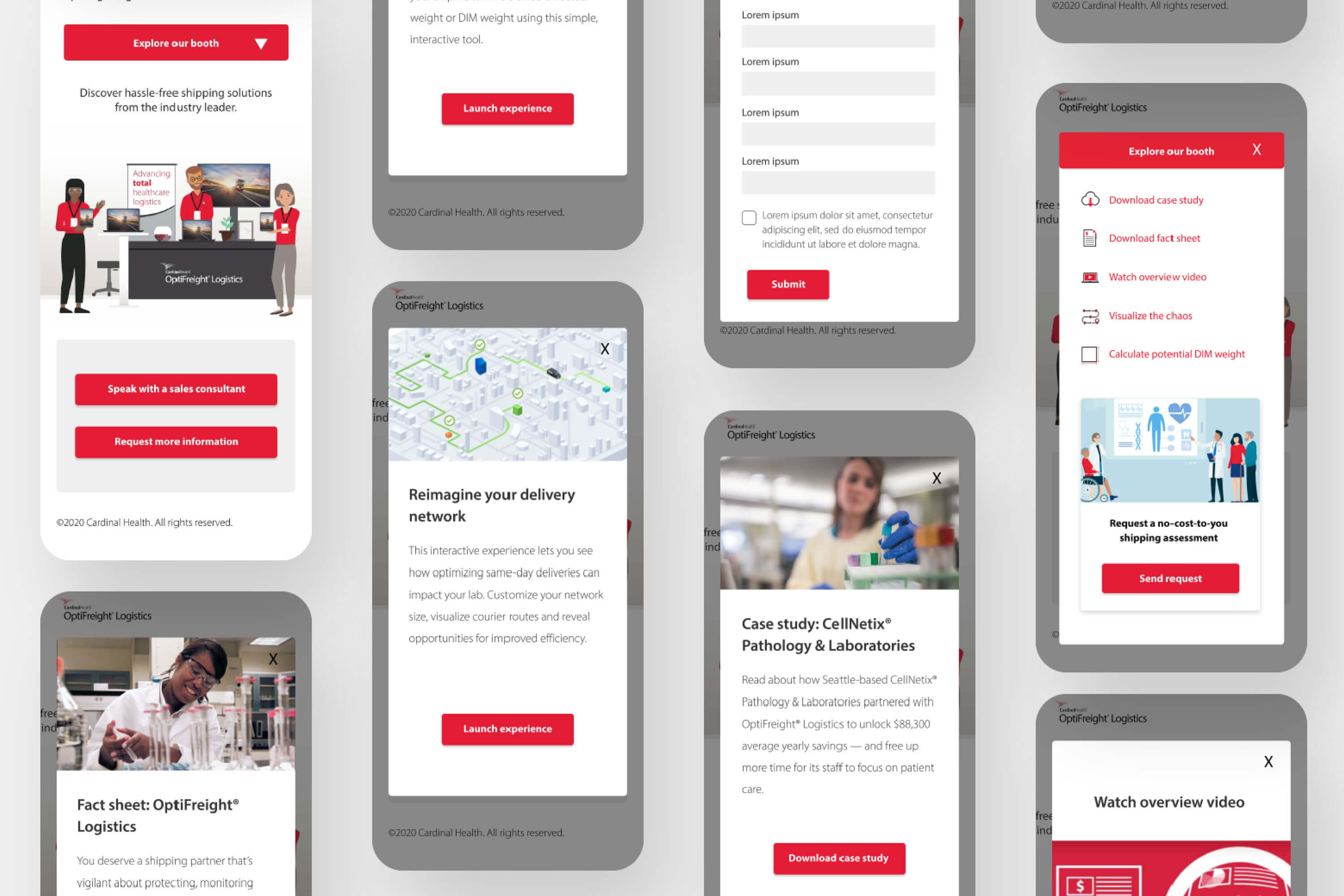OptiFreight Logistics — Product design by Mohamed Rage