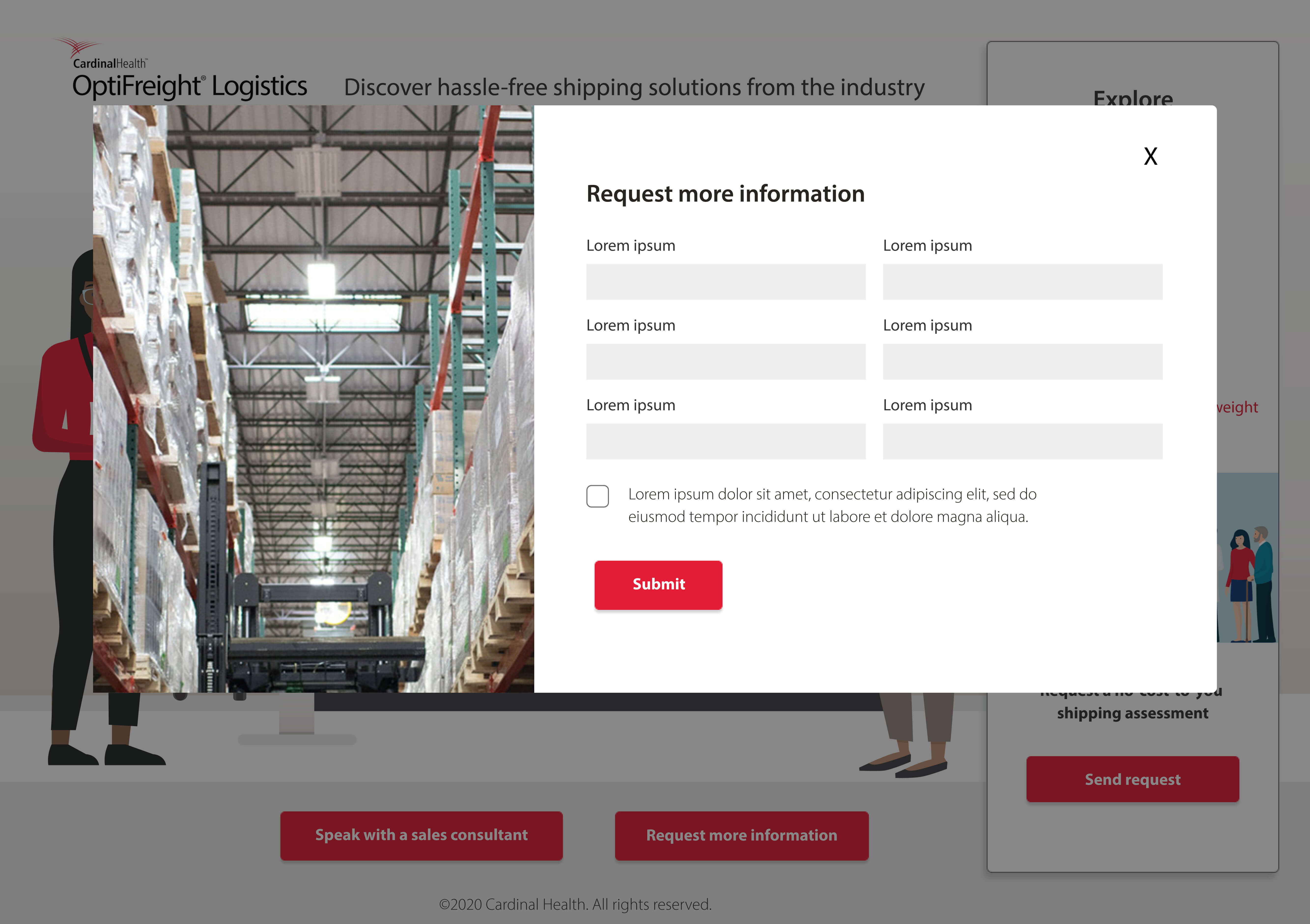 OptiFreight Logistics — Product design by Mohamed Rage