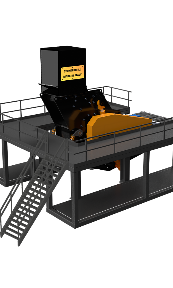 Hammermills ferrous scrap reduction HM500 | STOKKERMILL