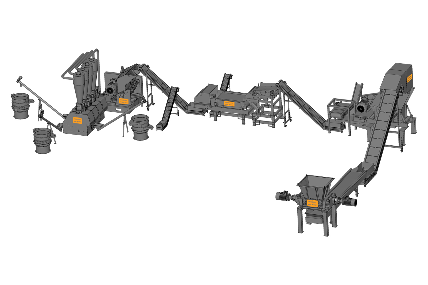 WEEE shredding plant for E-waste recycling | STOKKERMILL