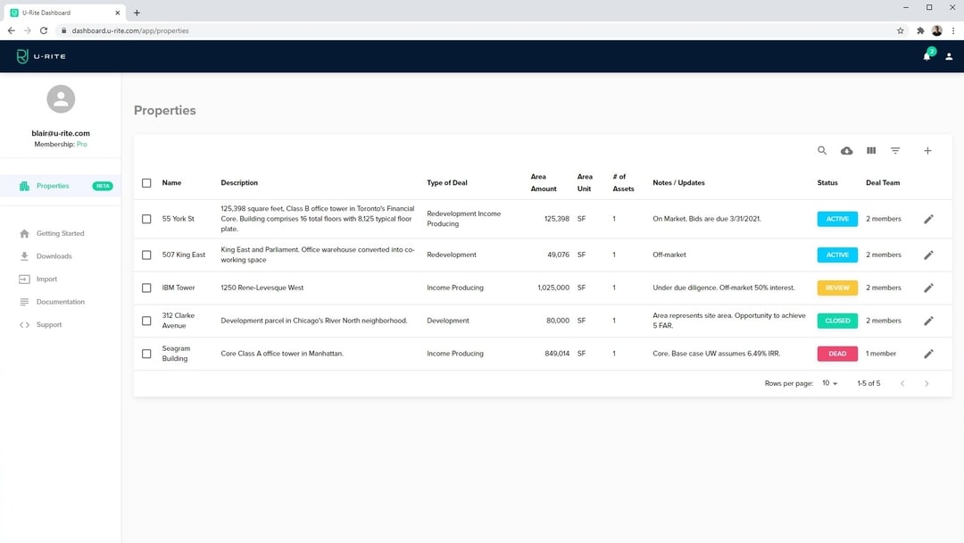 U-Rite | Underwriting & Valuation Software