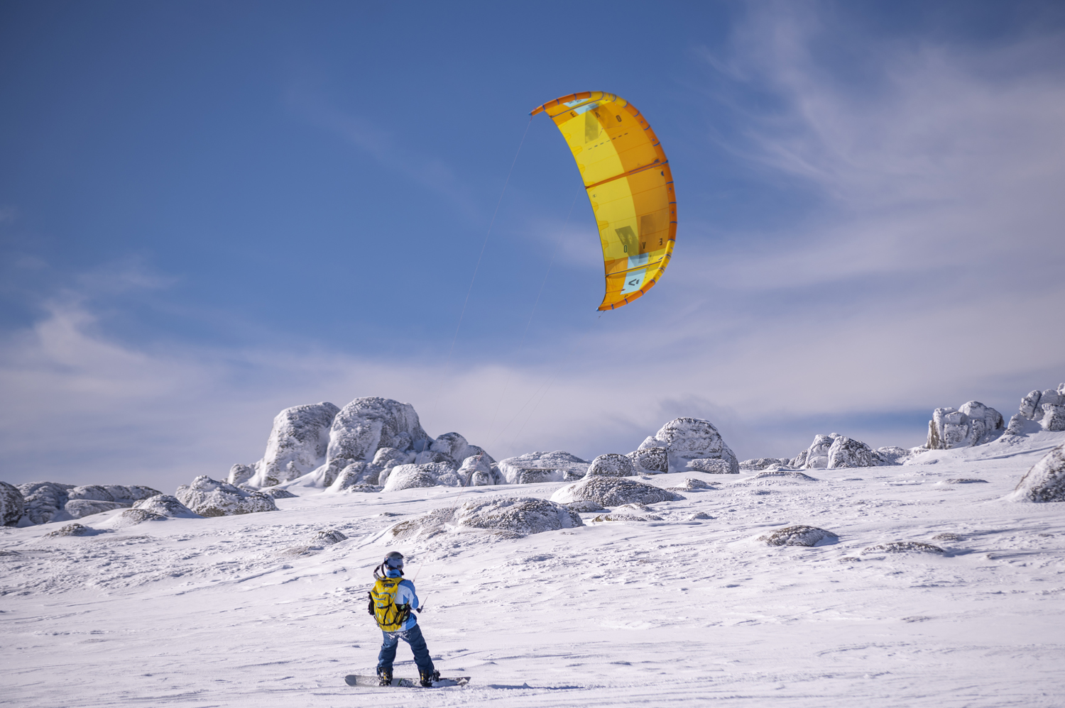 Legend Element Snowkiting Expedition