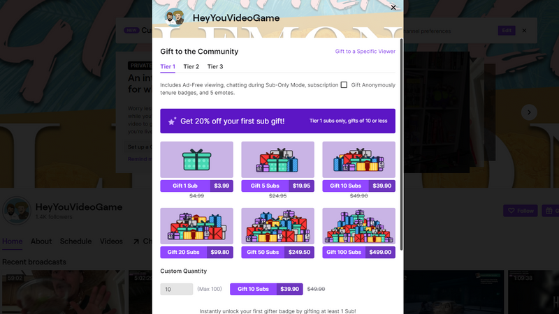 Twitch Gifted Subs - All You Need to Know