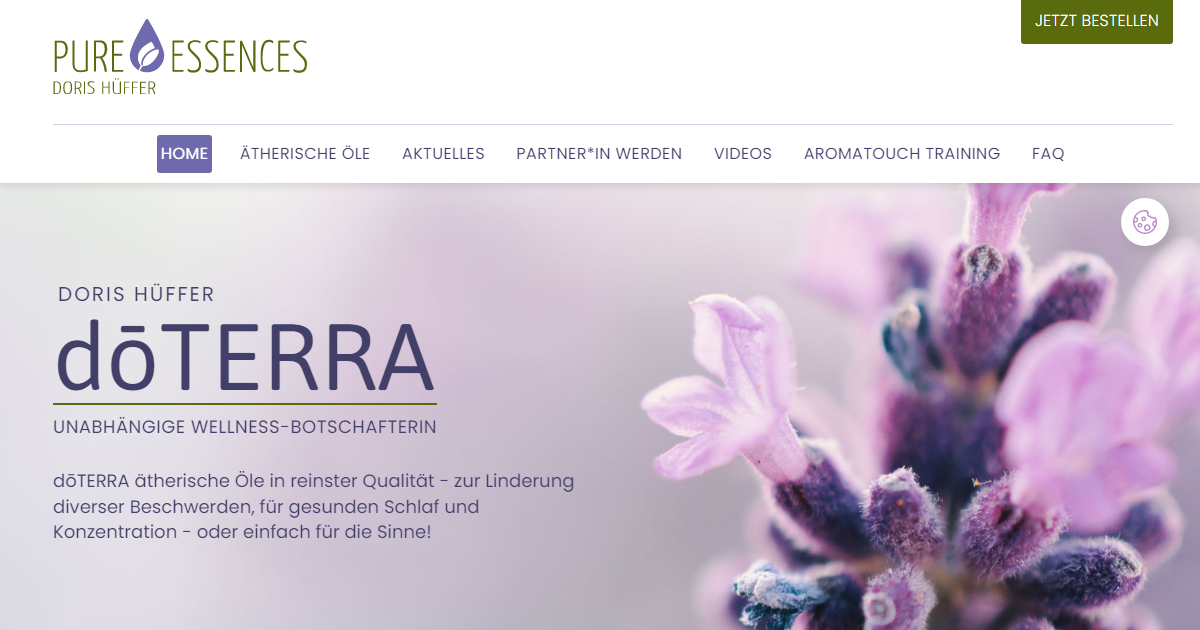 PURE ESSENCES | Doris Hüffer | doTERRA Unabhängige Wellness ...