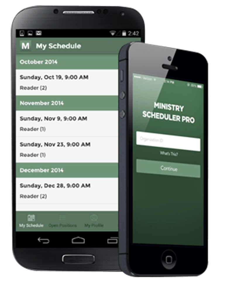 Ministry Scheduler