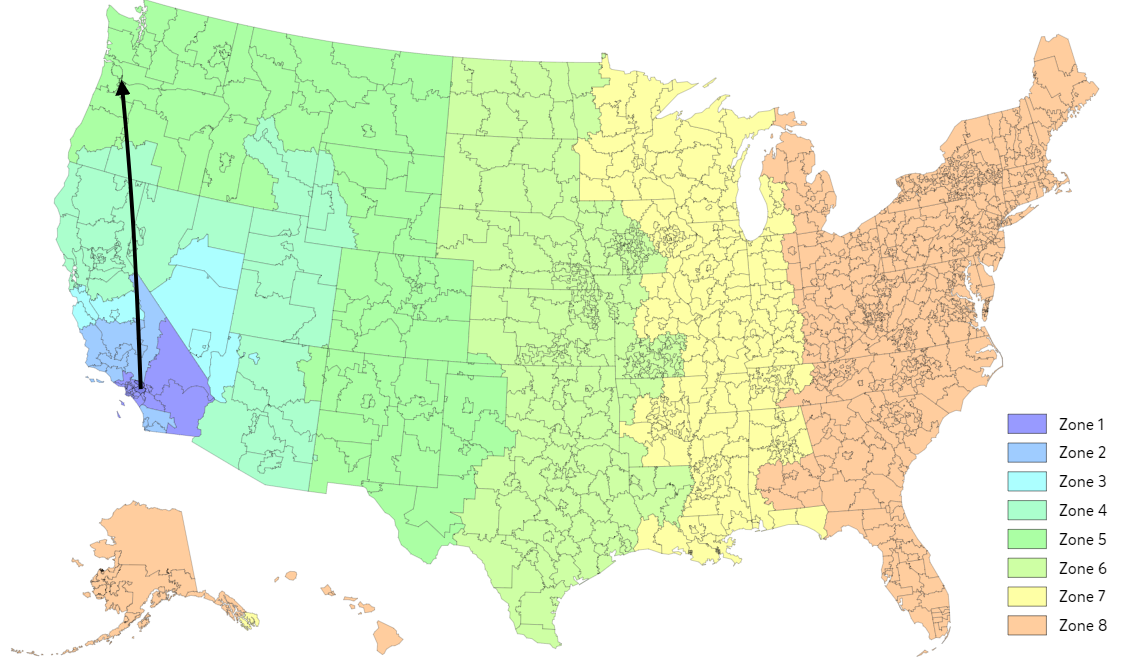 USPS运送区域划分详解：了解美国邮政服务的投递范围及覆盖区域