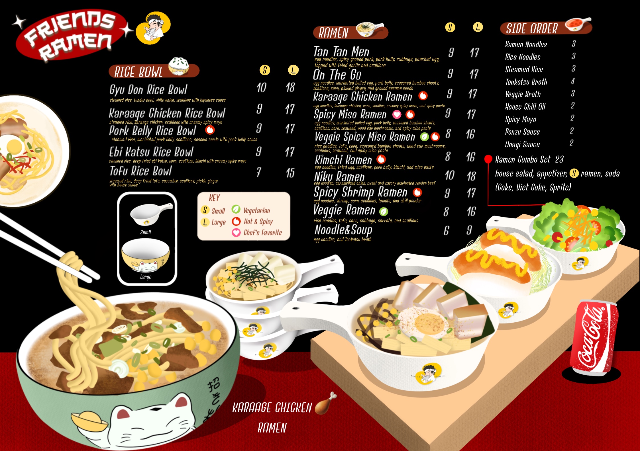 Friends Ramen - Menu