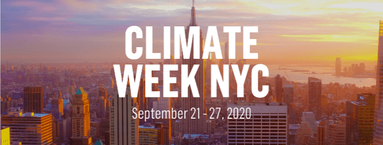 Climate Week NYC 2020: One Week to Go!