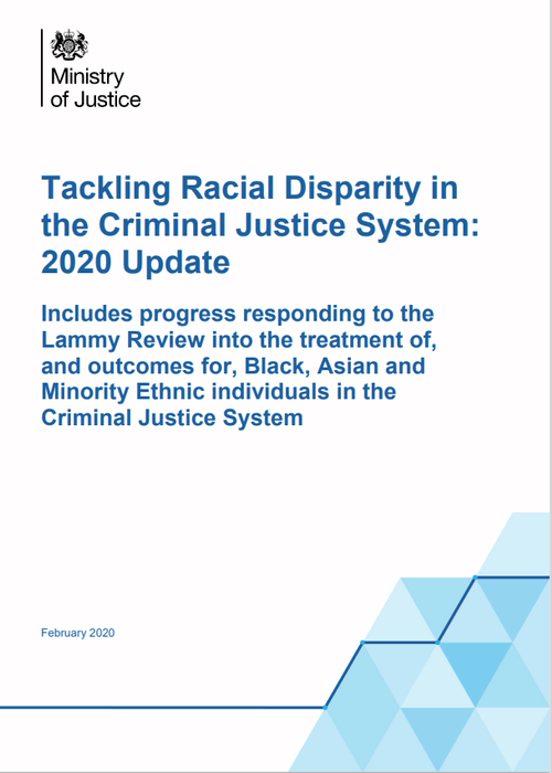 Tackling racial disparity in the Criminal Justice System 2020 Update ...