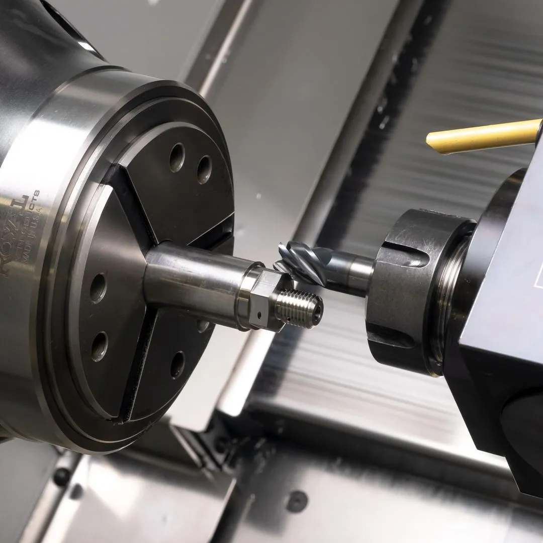 6 Axis Turn-Mill Services for Cylindrical Intricate Designs